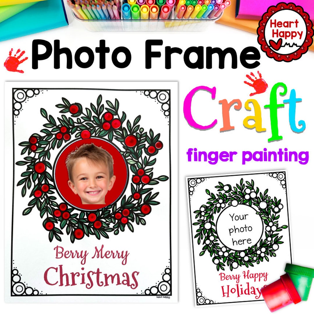 Christmas Kids Printable Craft Template, Card Craft, Parent Gift ...