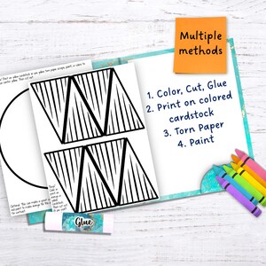 Sun Craft, Kids Printable Craft Template, Summer Craft, Shape Craft ...