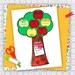 Back to School All About Me Apple Tree, Kids Printable Craft Template ...