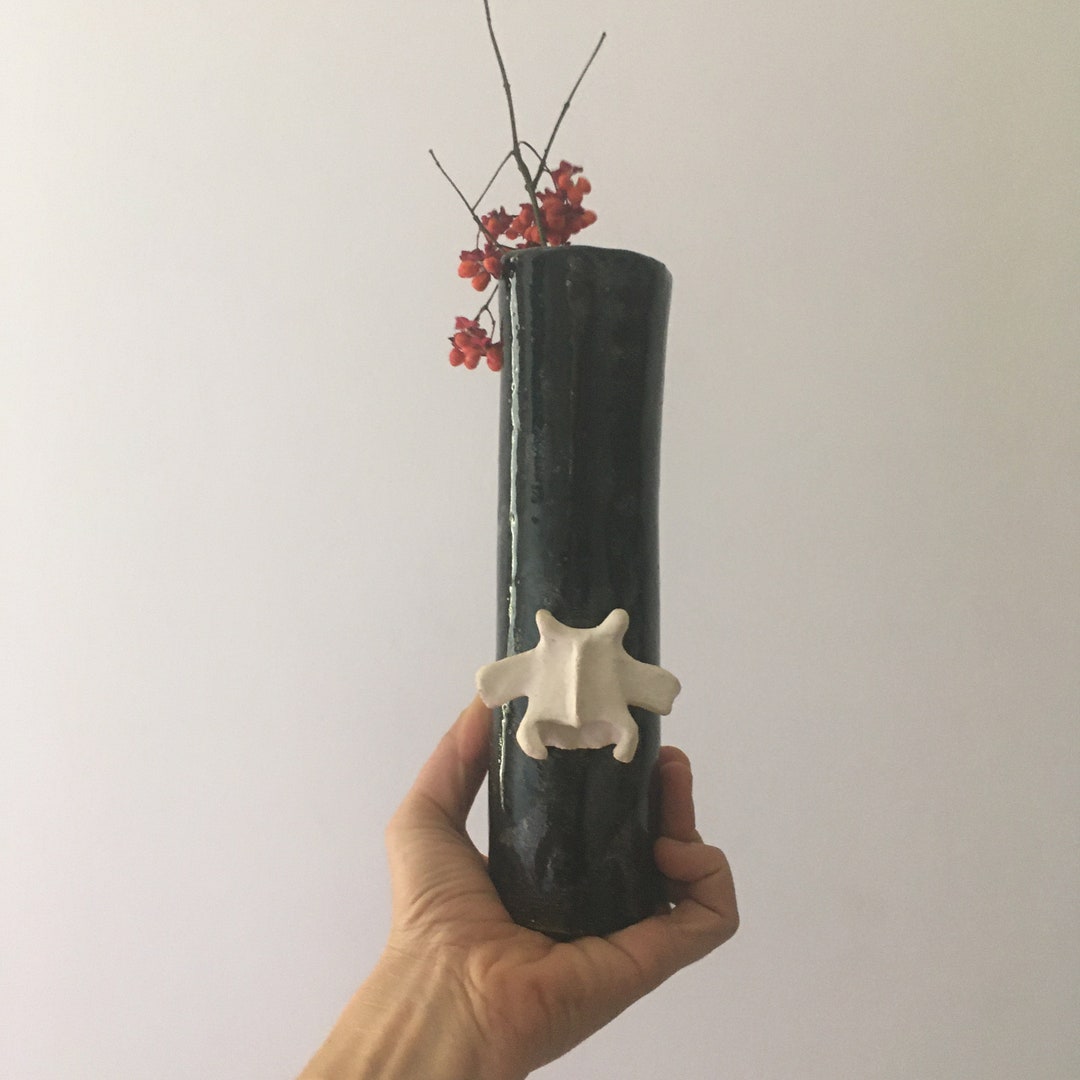 Ceramic Vase. Ceramic Vases. Bones Can Wait - Etsy