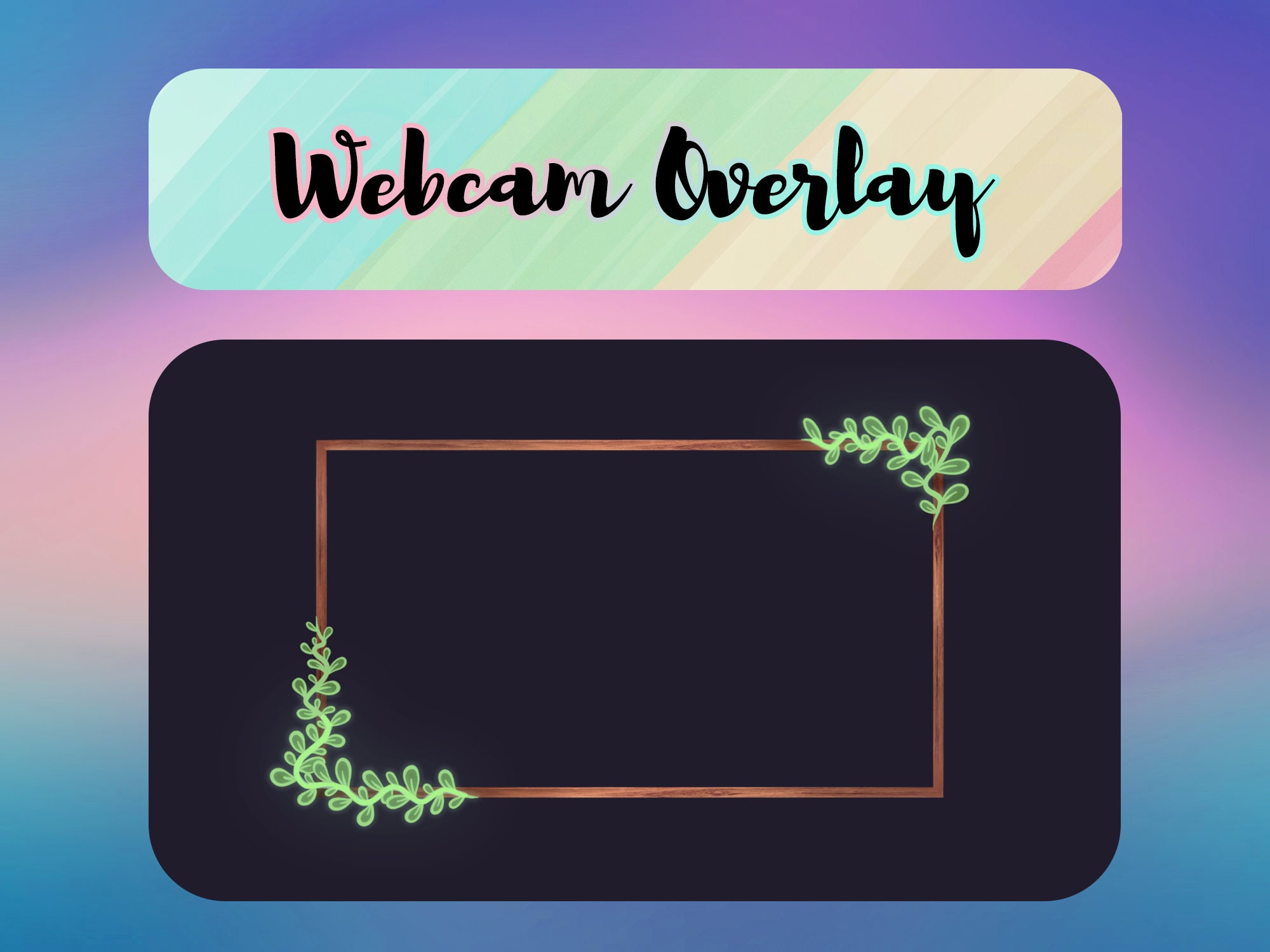 Animated Webcam Overlay / Webcam Frame - Etsy