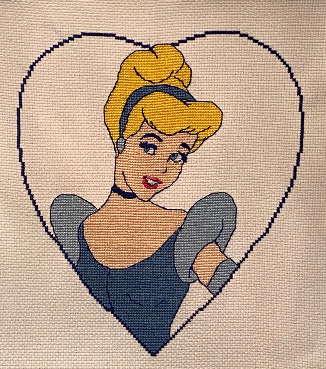 Cross Stitch Cinderella Disney - Etsy