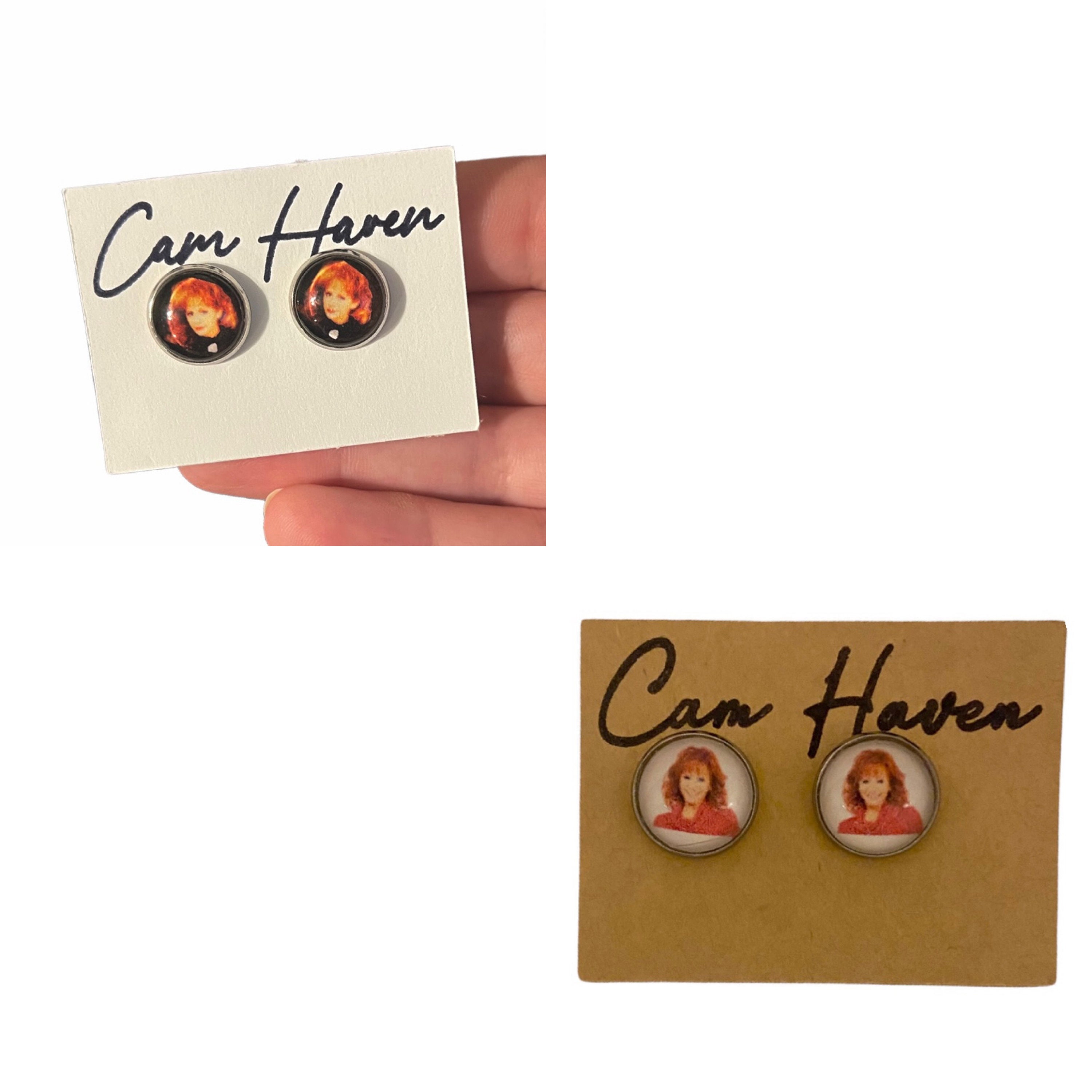 Reba Earrings Country Artist - Etsy