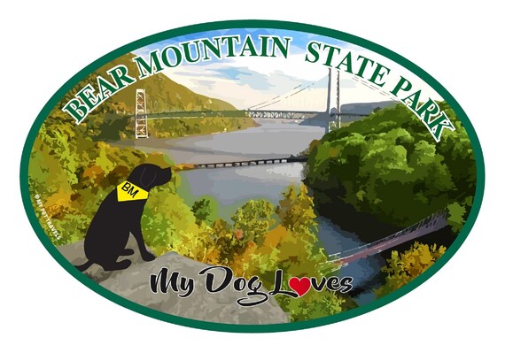Bear Mountain State Park Sticker | Etsy