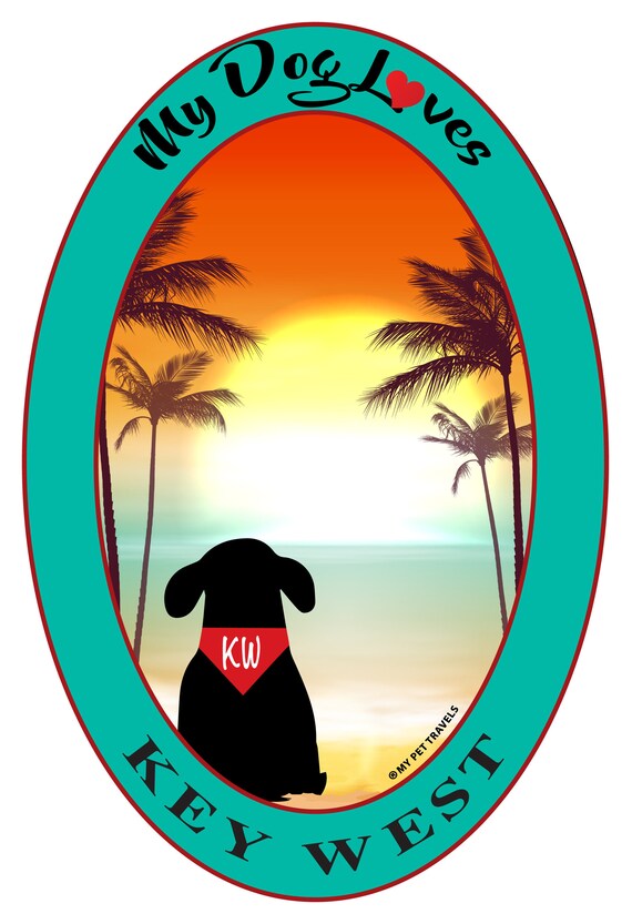 Key West Souvenir Sticker | Etsy
