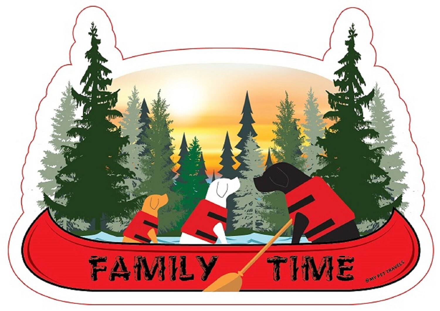 Family Time Custom Sticker - Etsy