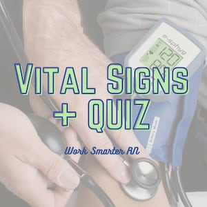 DIGITAL NOTES: Vital Signs + QUIZ - Etsy