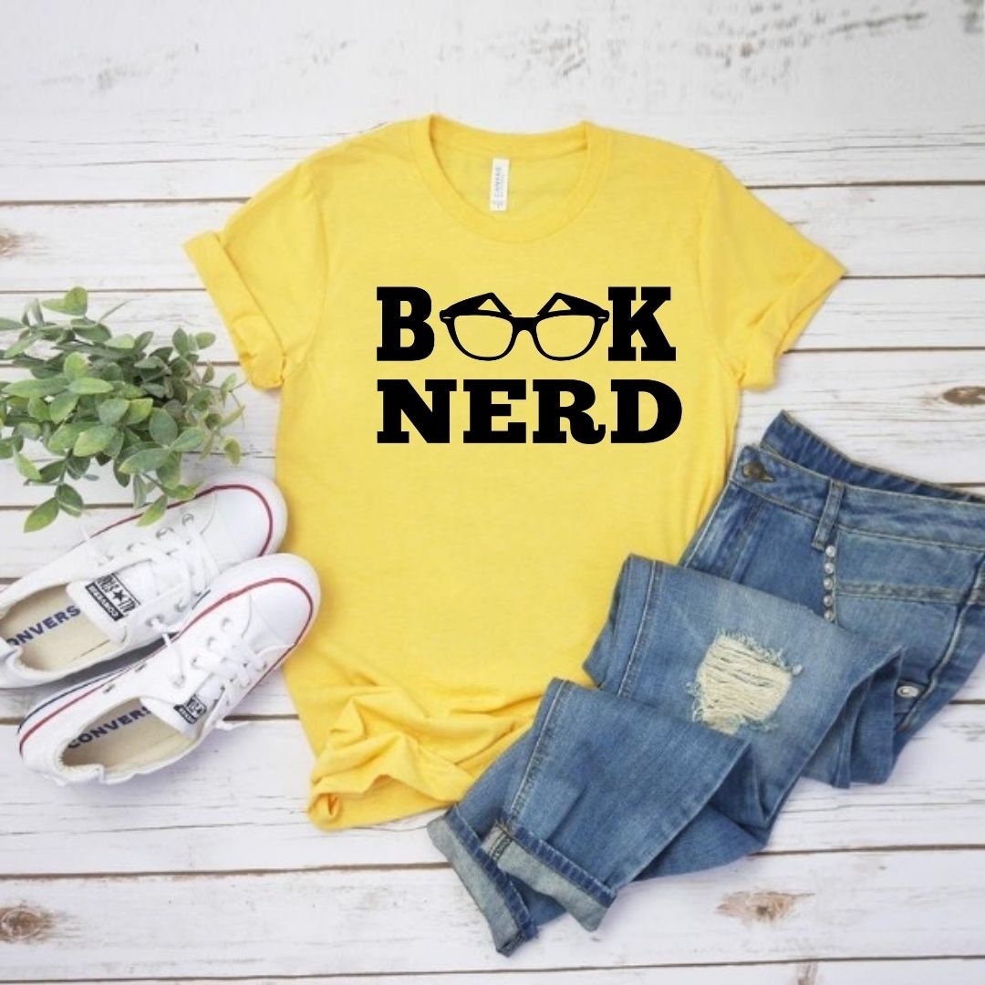 Book Nerd Shirt Book Lover Shirt Book T-Shirt-Funny Book - Etsy España