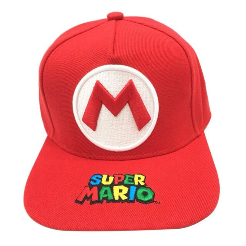 New Game Product Baseball Cap for Men Mario Stitching - Etsy