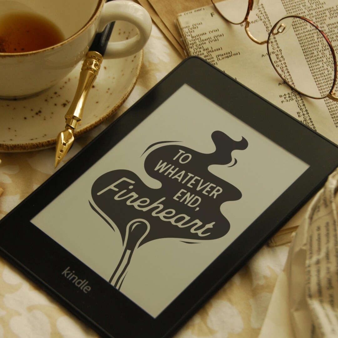 Tog Kindle Lockscreen: Fireheart Quote, Light Mode (digital Download ...