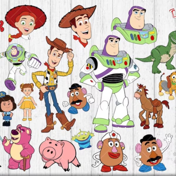 Toy Story Clipart - Etsy