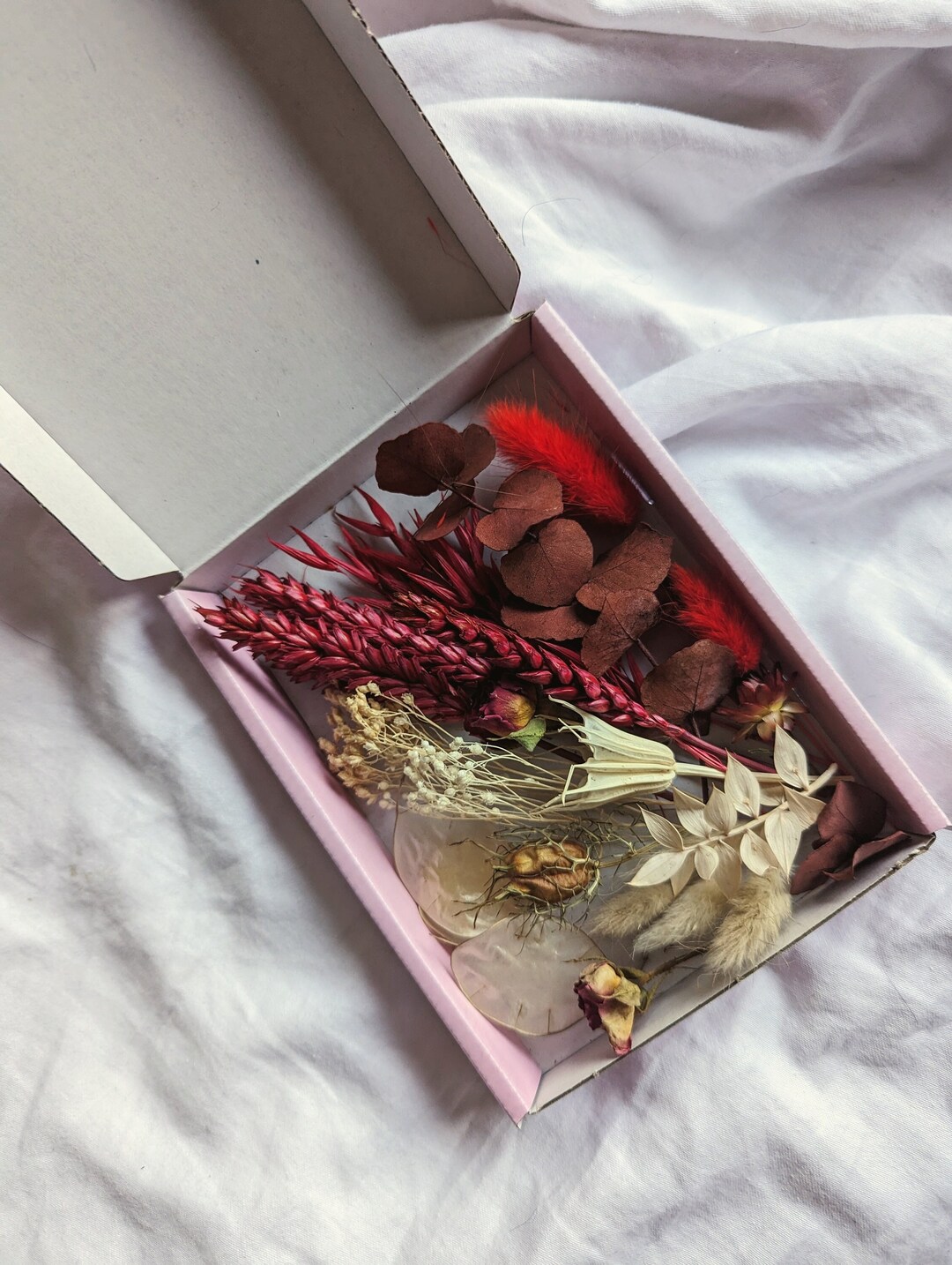 Mini Dried Flowers Box for Cakes & Crafts Letterbox - Etsy UK