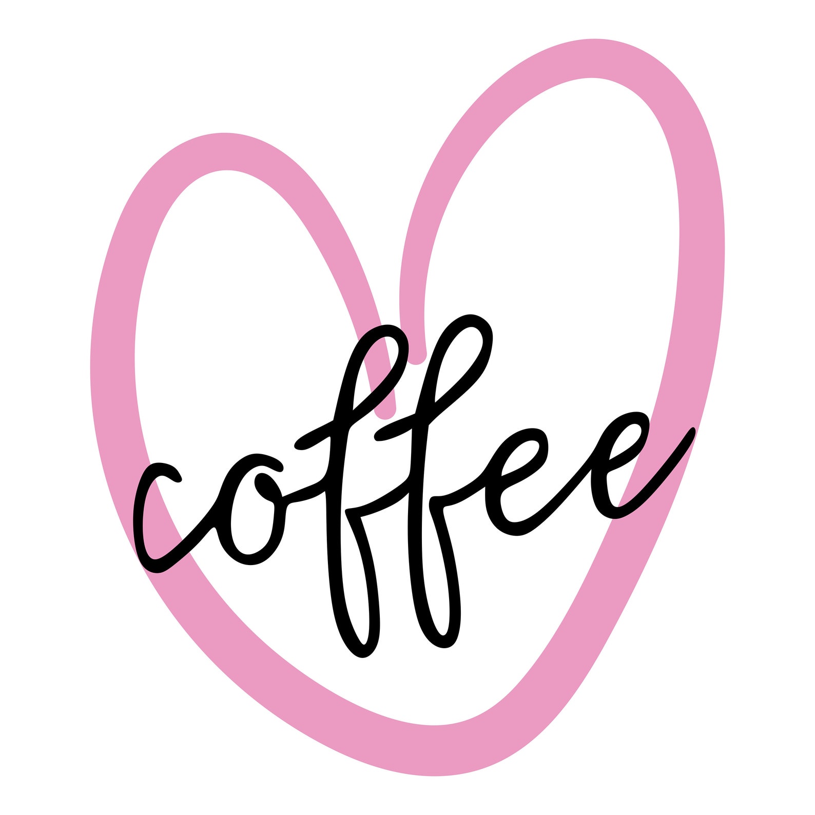 Heart Coffee Mug Svg, Coffee Lover Svg Coffee Svg Ombre Hearts ...