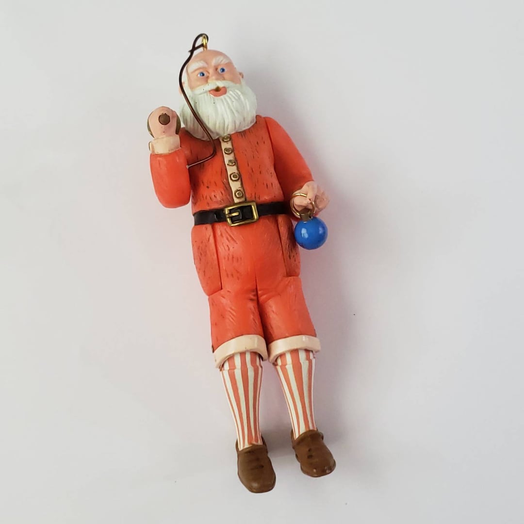 Vintage Christmas Ornament Santa Retro Collectible Christmas Decoration ...