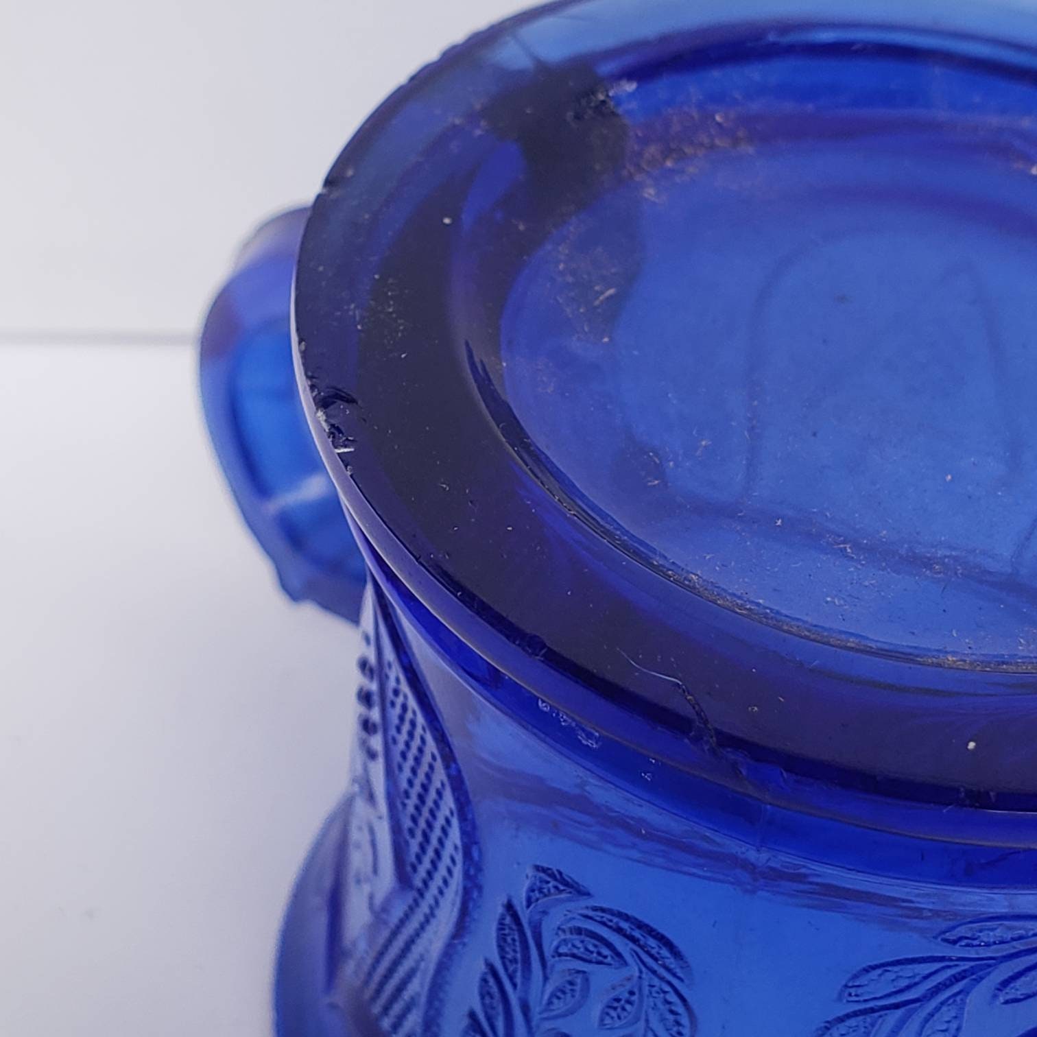 Vintage Cobalt Blue Cup Retro Collectible - Etsy