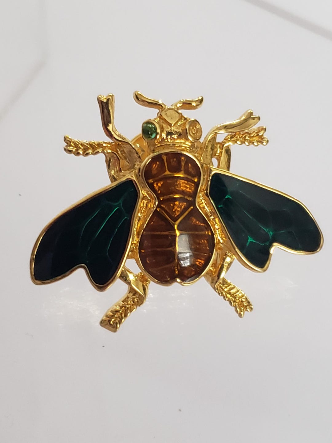 Bug Brooch Trifari Enamel Bug Designer Trifari Retro Collectible Pin ...