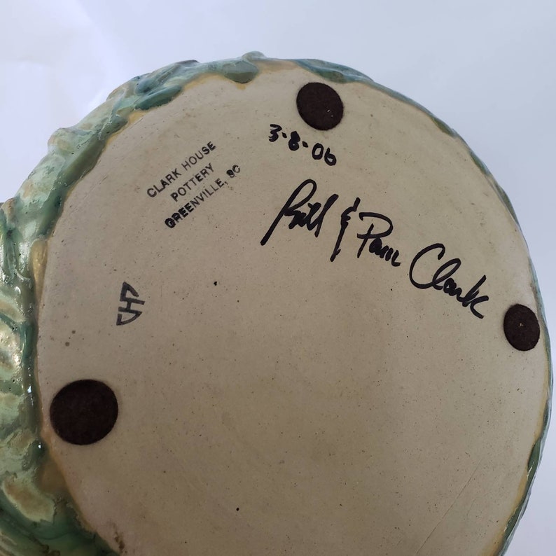 Art Pottery Rare Collectible Clark House Greenville SC Bill and Pam ...