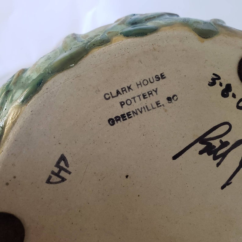 Art Pottery Rare Collectible Clark House Greenville SC Bill and Pam ...