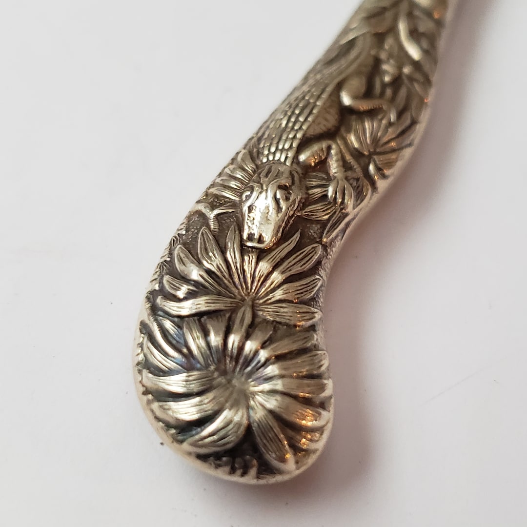 Knife Sterling Silver Alligator Sterling Silver Rare Collectible - Etsy
