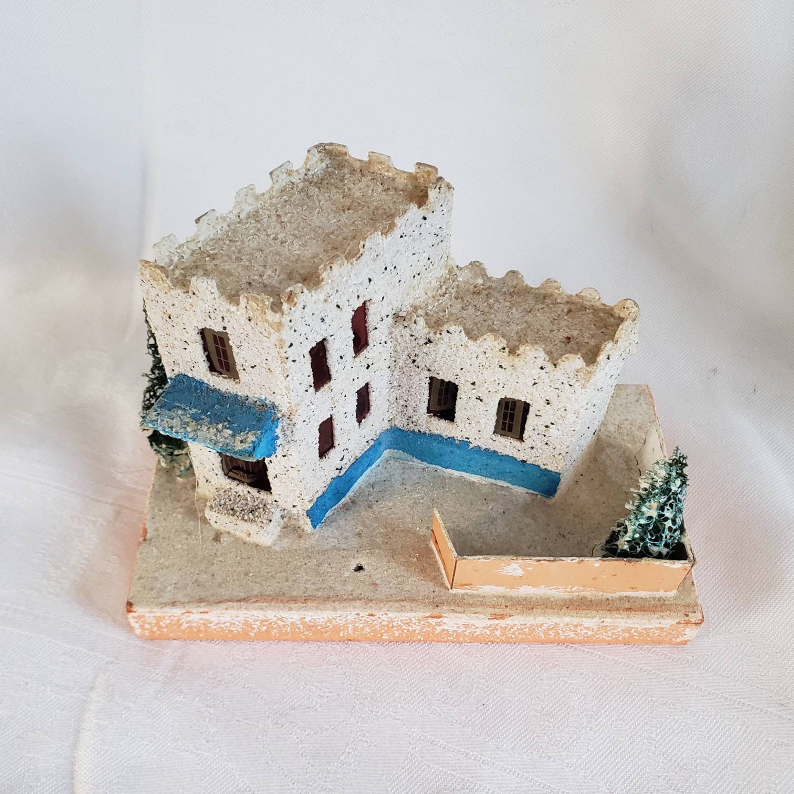 Vintage Christmas Village House Retro Collectible Made in - Etsy