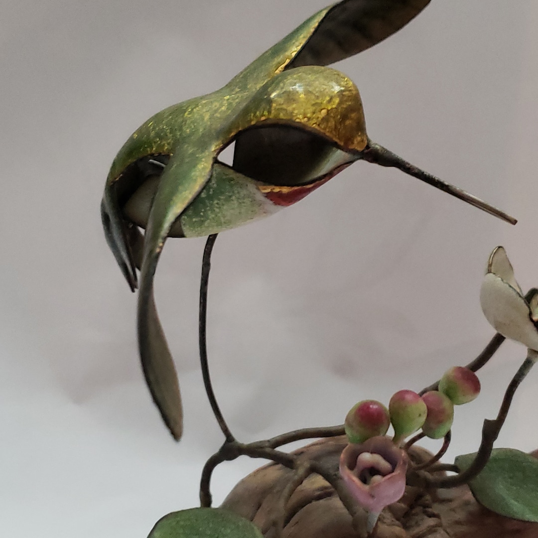 Norman Judith Brumm Art Work Sculpture Rare Collectible Hummingbird ...