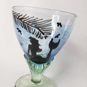 Bormioli Rocco Mermaid Glass With Mermaid Rare Collectible - Etsy