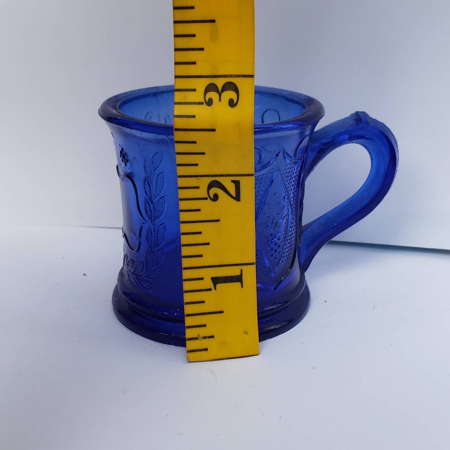Vintage Cobalt Blue Cup Retro Collectible - Etsy