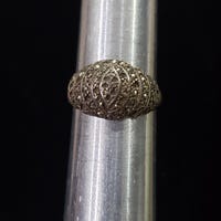 Genuine Marcasite Crossover Infinity Ring Size 8 - Etsy