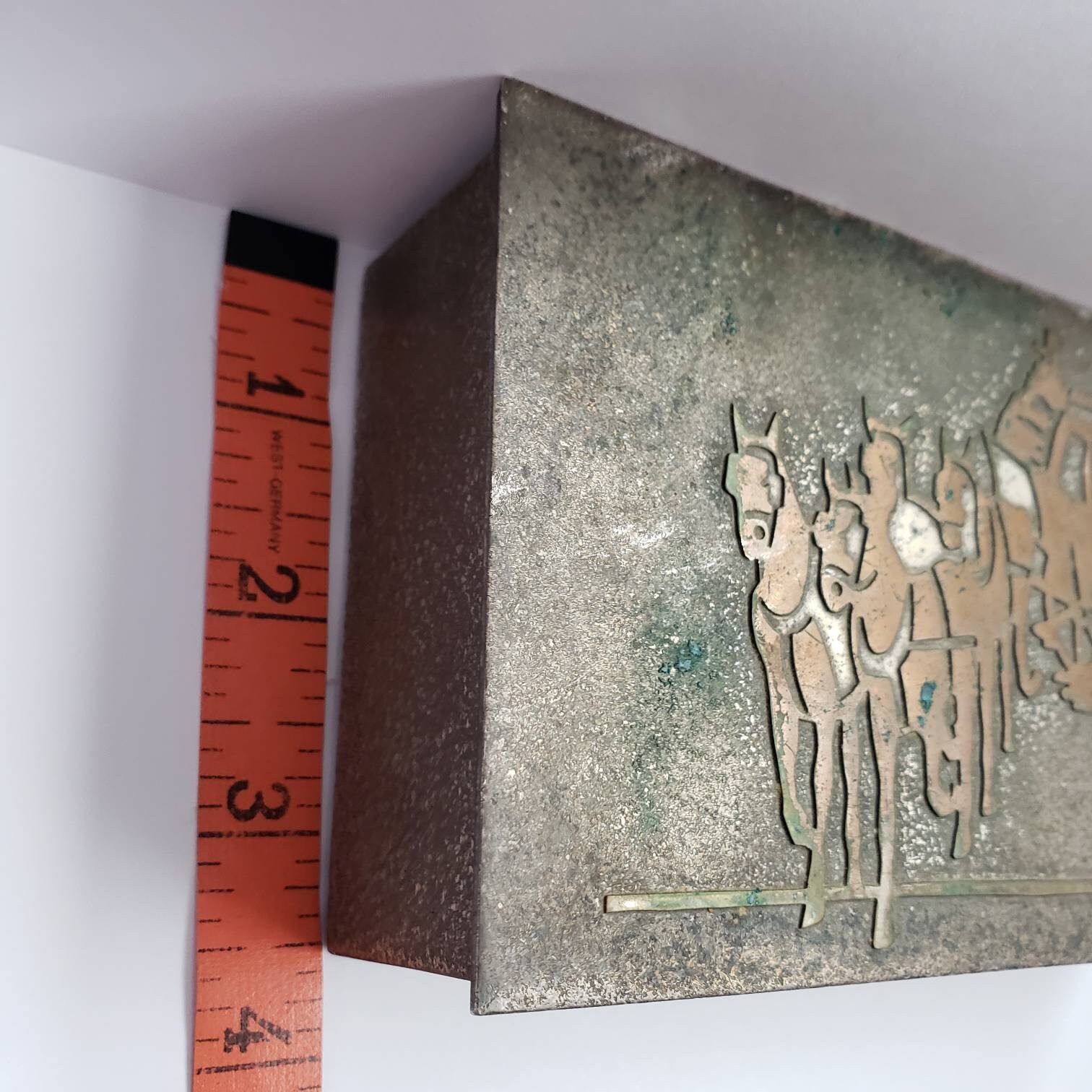 Vintage Box Designer Silvercrest Horse Stagecoach Theme Retro - Etsy