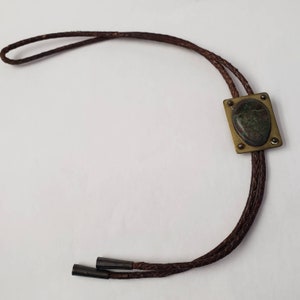 Rare Antique Bolo Stone Center Handmade Early Collectible Southwestern ...