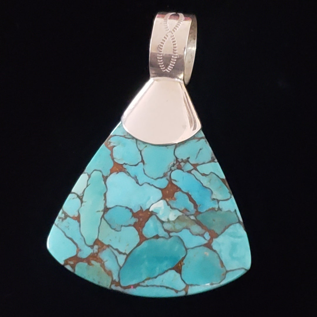 DTR Pendant Designer Jay King DTR Stone Drop Blue Fun Fashion ...