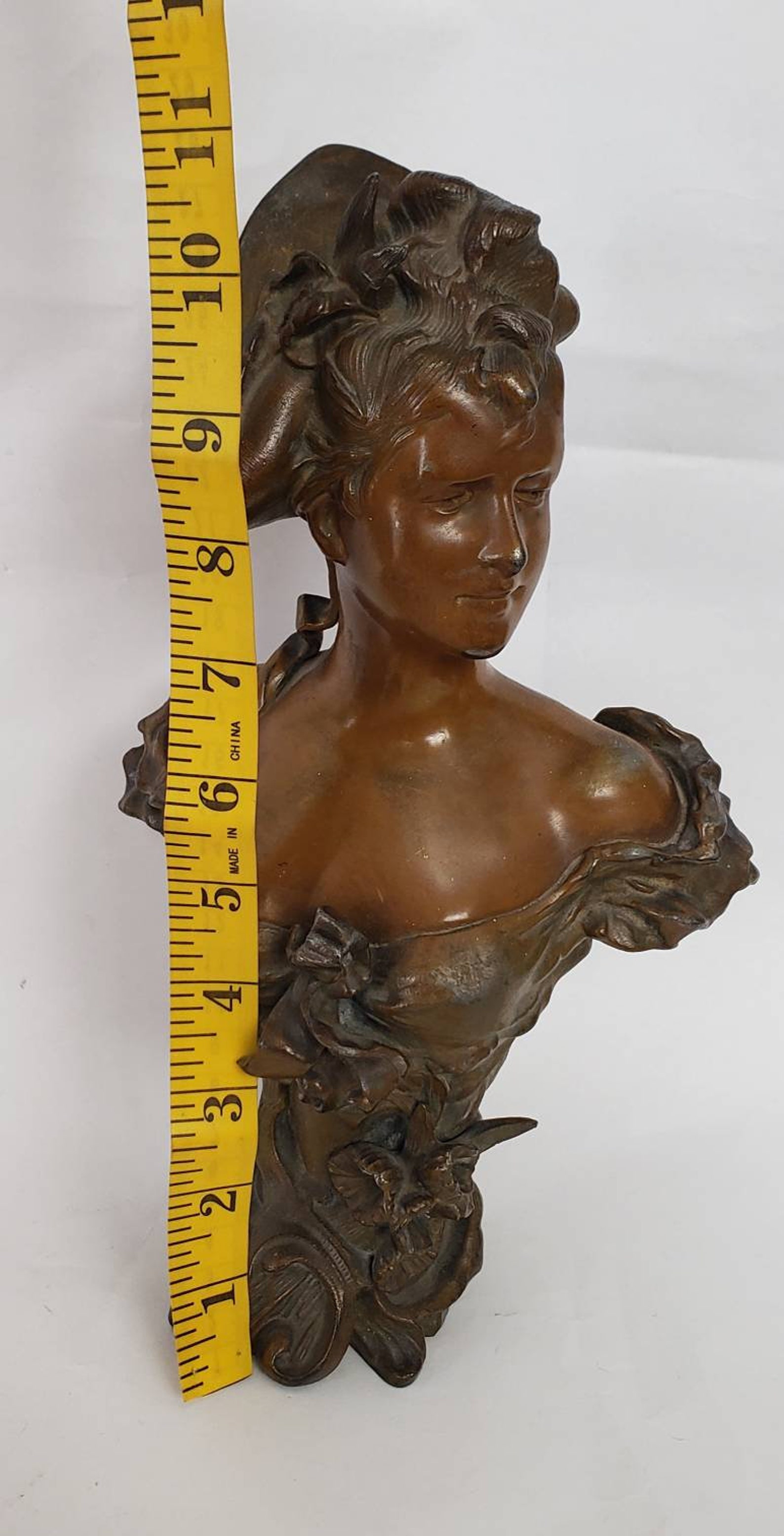 Vintage Bust Figurine Statue Ornate Rare Collectible Antique - Etsy