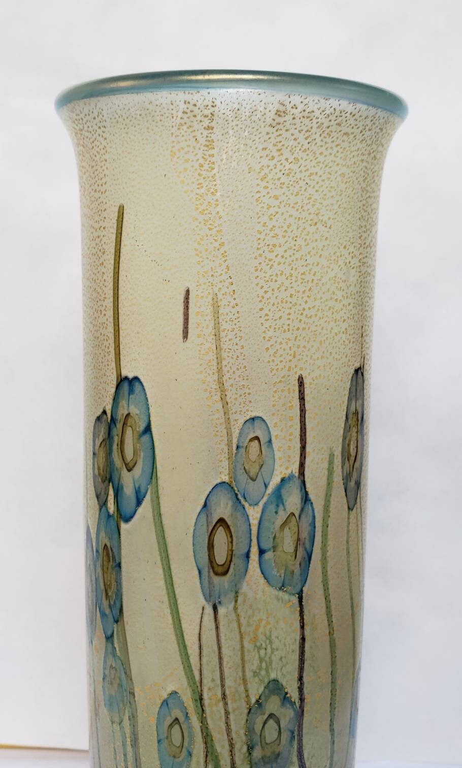 Rare Vintage Art Glass Vase Stunning Studio Glass - Etsy