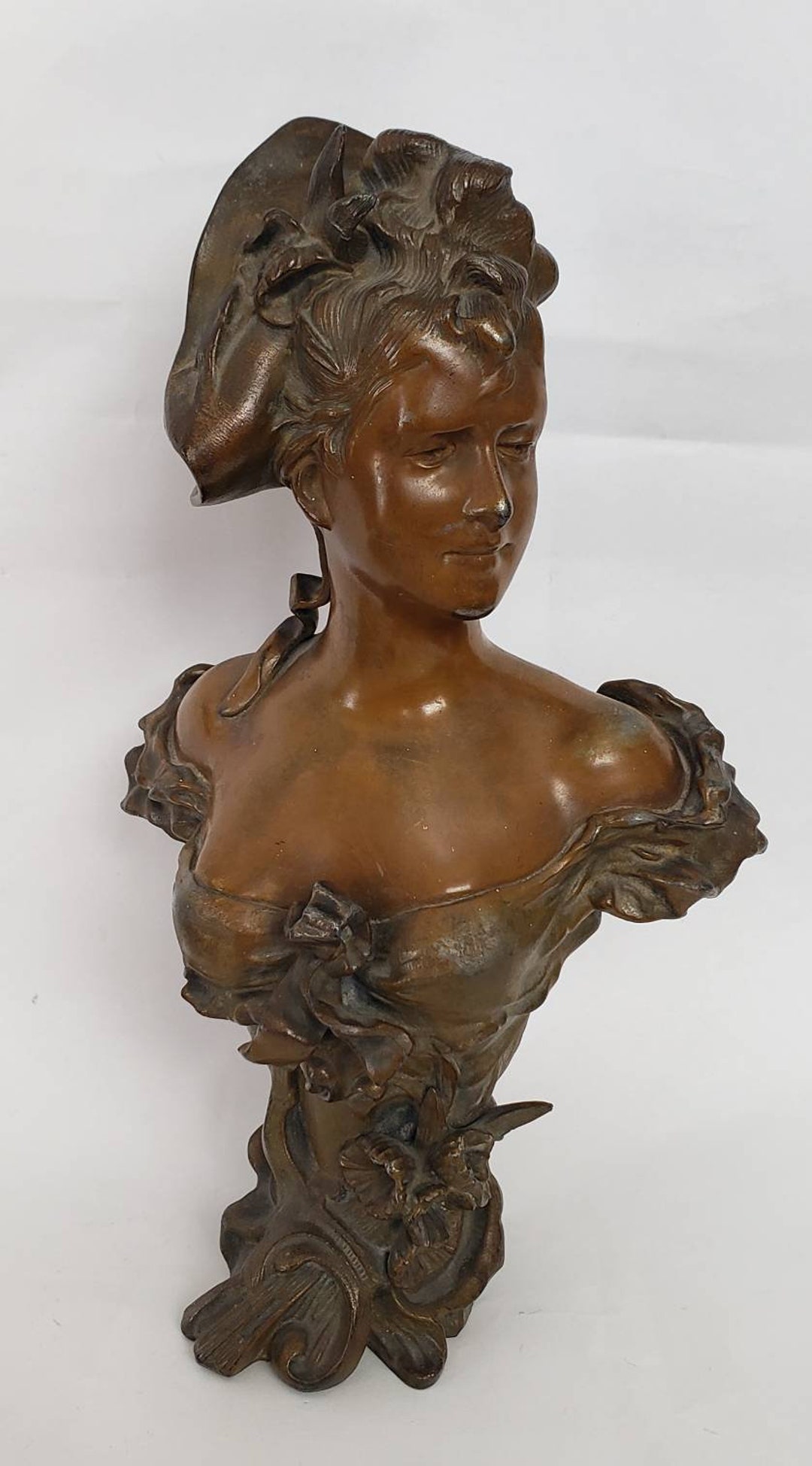 Vintage Bust Figurine Statue Ornate Rare Collectible Antique - Etsy