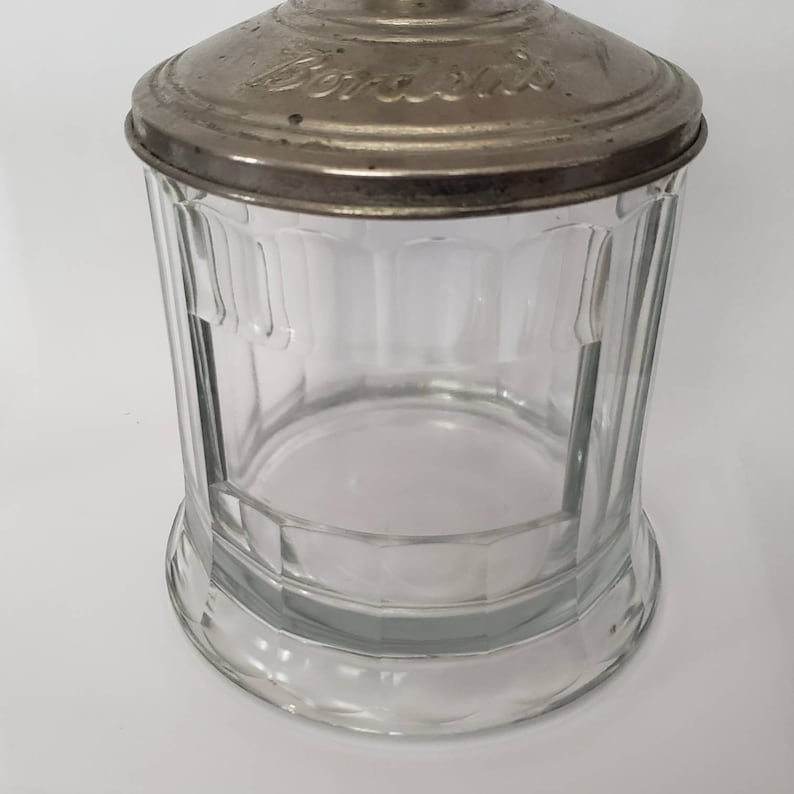 Borden's Antique Jar Malted Milk Container With Lid Rare - Etsy