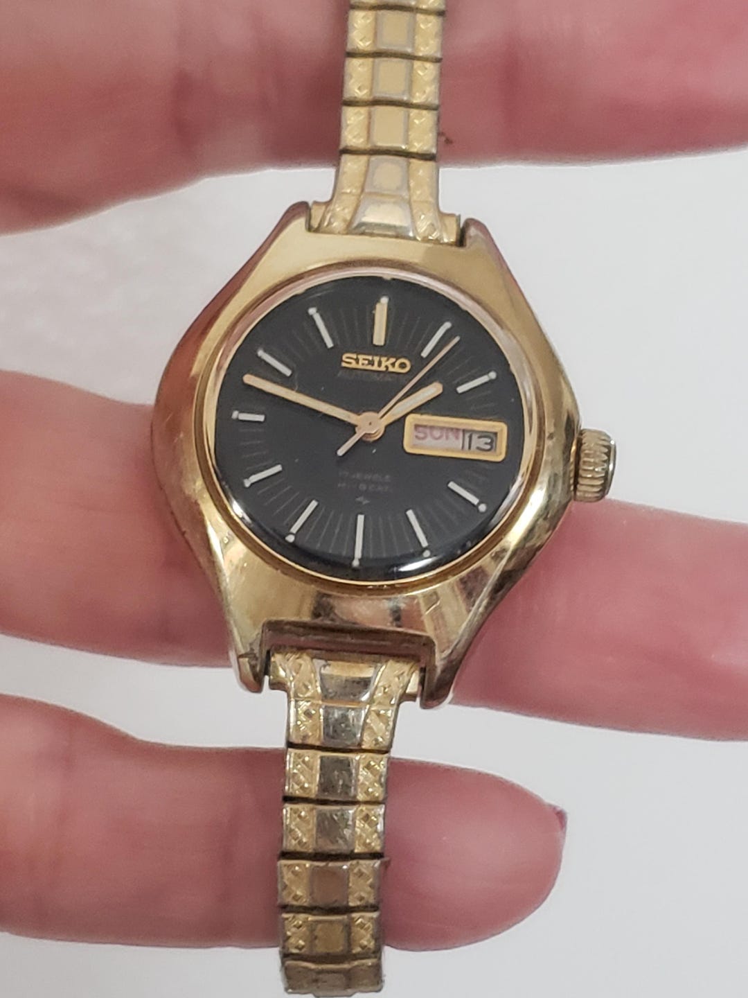 Seiko Vintage Watch Automatic Seiko Retro Collectible Time Piece ...