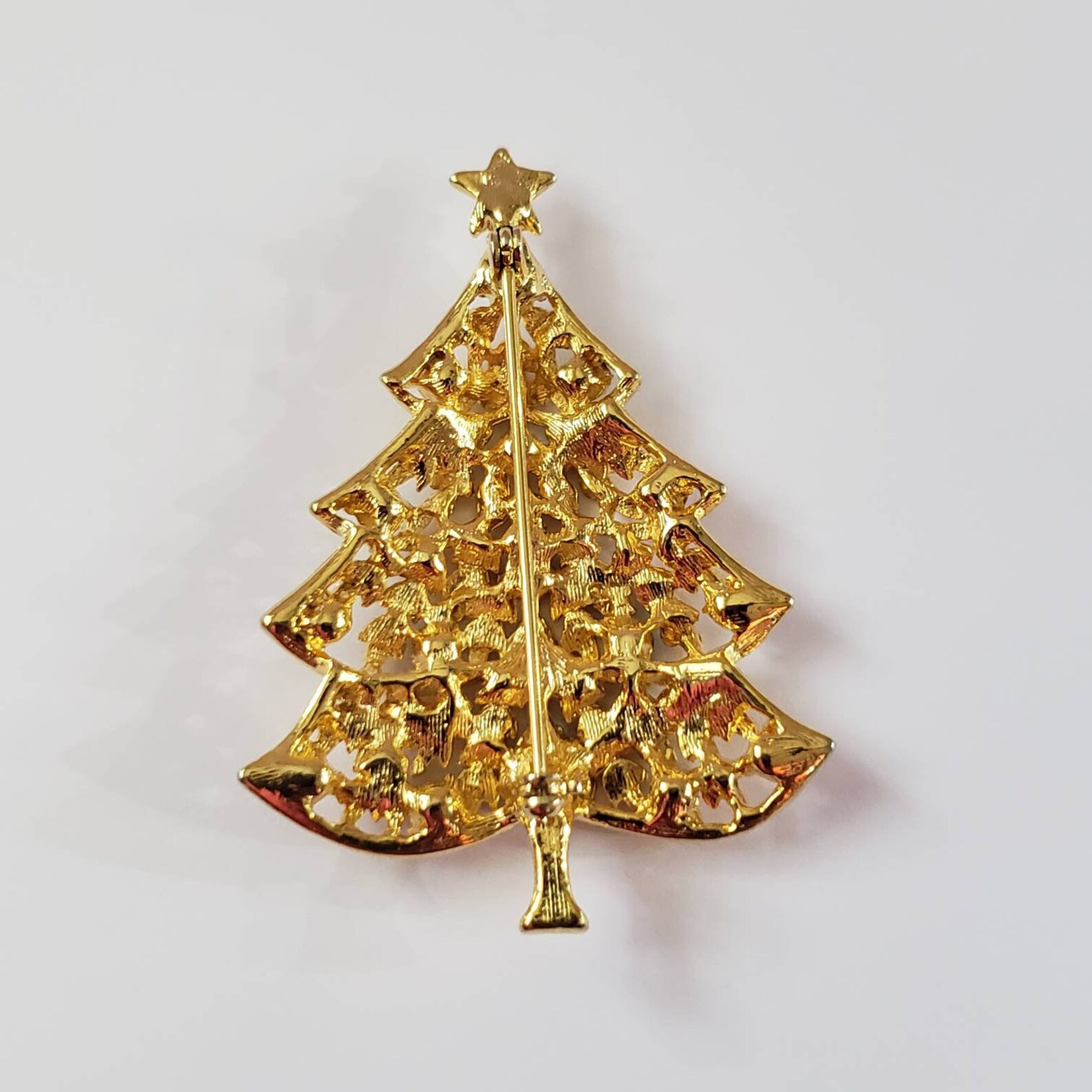 Vintage Brooch Christmas Tree Retro Collectible Pin Costume Jewelry ...