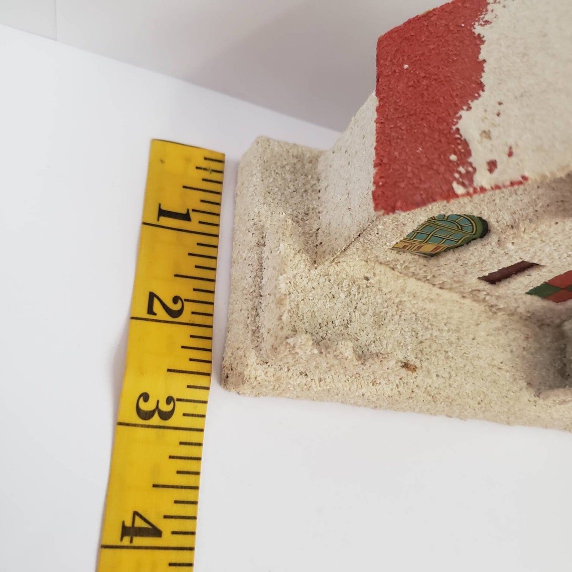 Vintage Christmas Village House Putz Cardboard Mica Rare Retro - Etsy