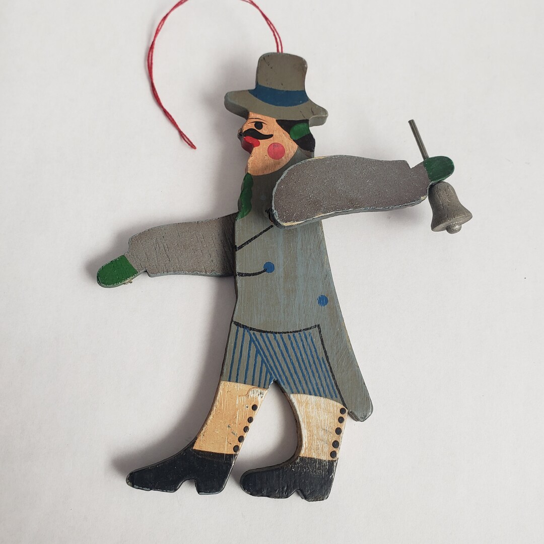 Vintage Christmas Ornament Bell Ringer Retro Collectible - Etsy