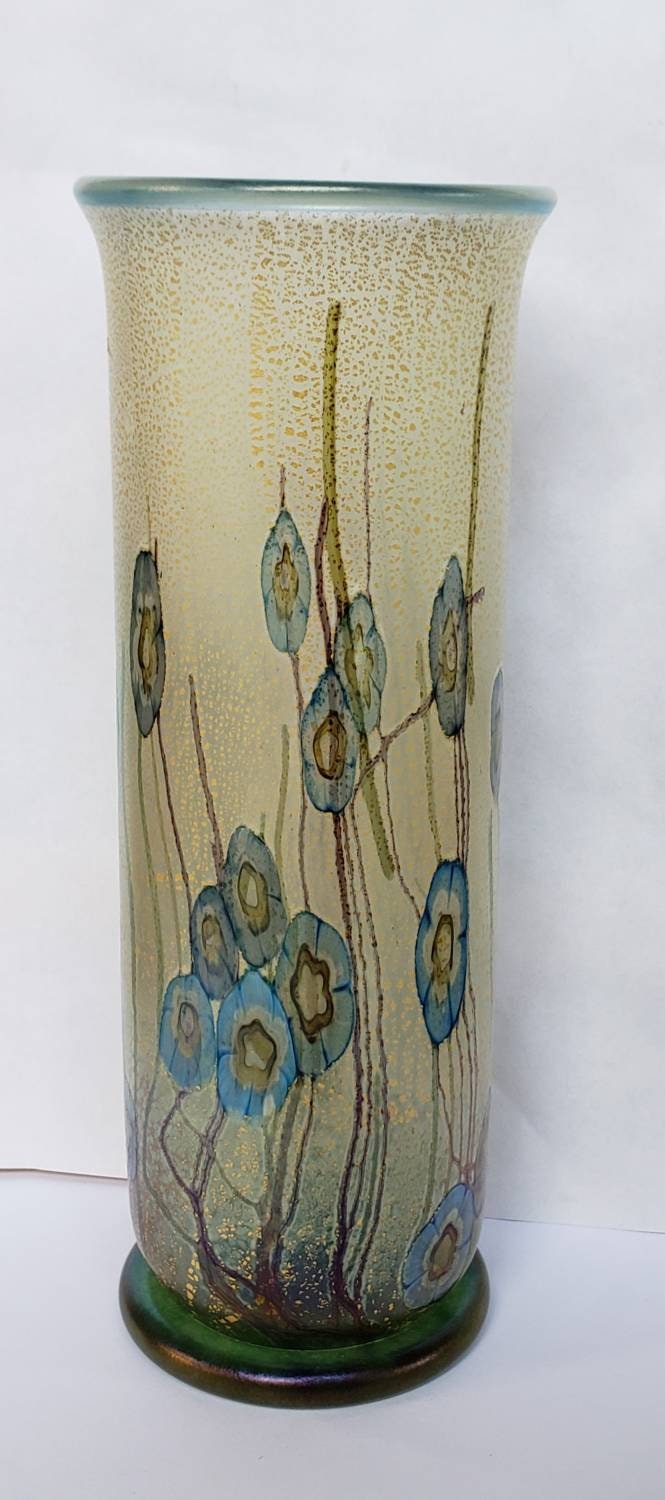 Rare Vintage Art Glass Vase Stunning Studio Glass - Etsy