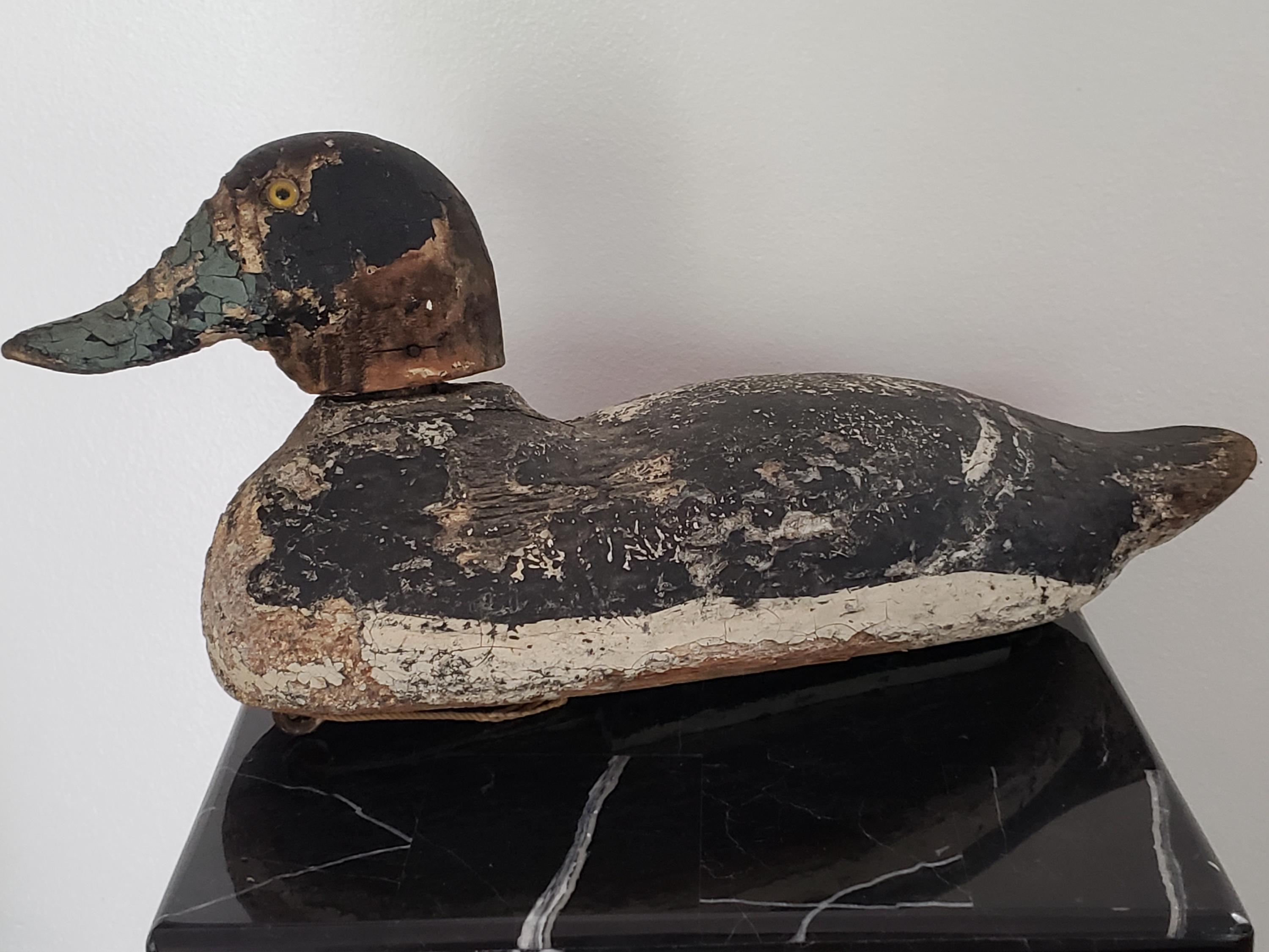 Rare Antique Decoy Duck Early Collectible Maker Marked - Etsy