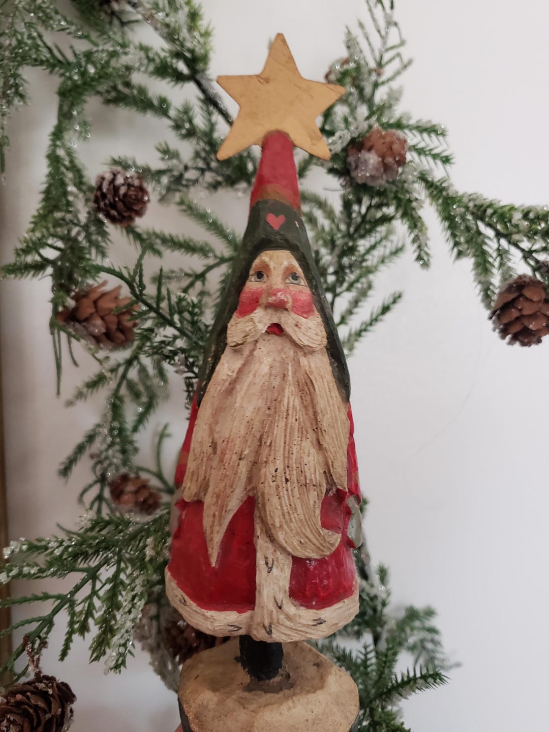 Santa Claus Figurine House of Hatten Vintage Christmas Collectible ...