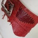 Vintage Belt Red Retro Collectible Accessory Statement Fashion - Etsy