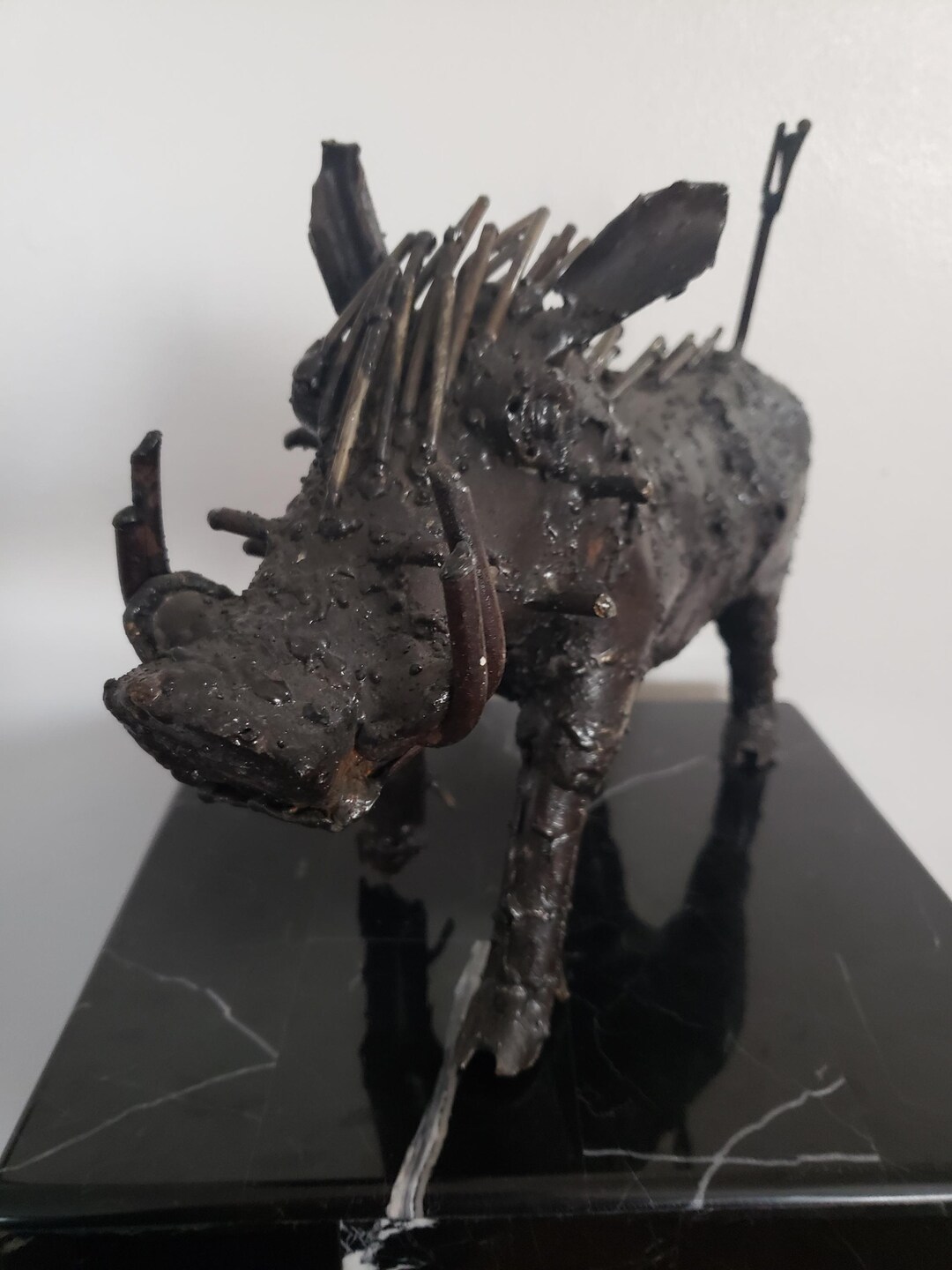Warthog Figurine Metal Decor Collectible - Etsy