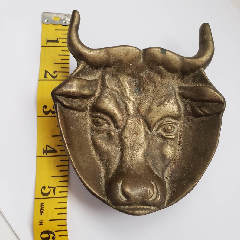 Vintage Cow Ash Tray Rare Retro Collectible Primitive Bull - Etsy