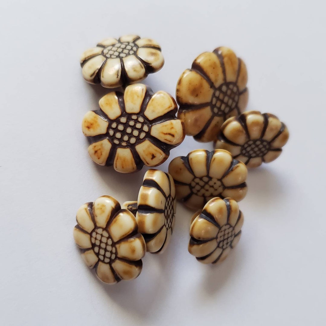 Vintage Buttons Flower Pattern Retro Collectible Sweing Collectible - Etsy