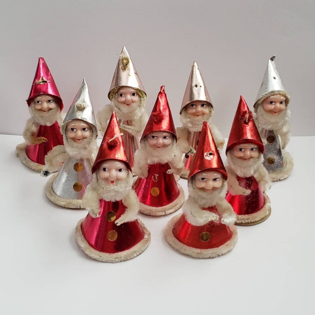 Vintage Ornament Lot Figurine Retro Collectible Christmas Collection ...
