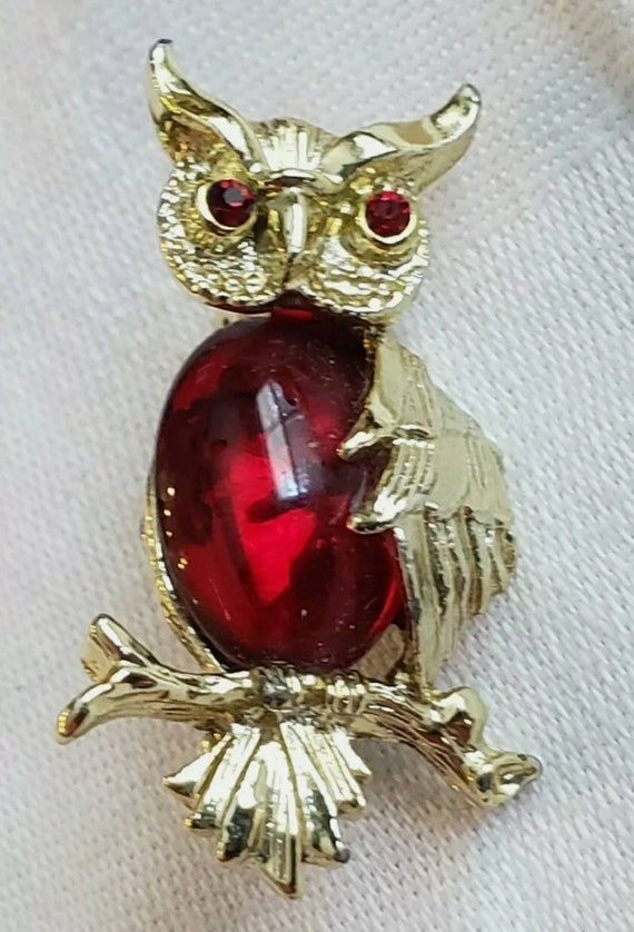 Vintage Brooch Jelly Belly Designer Jerry Owl Pin Retro | Etsy