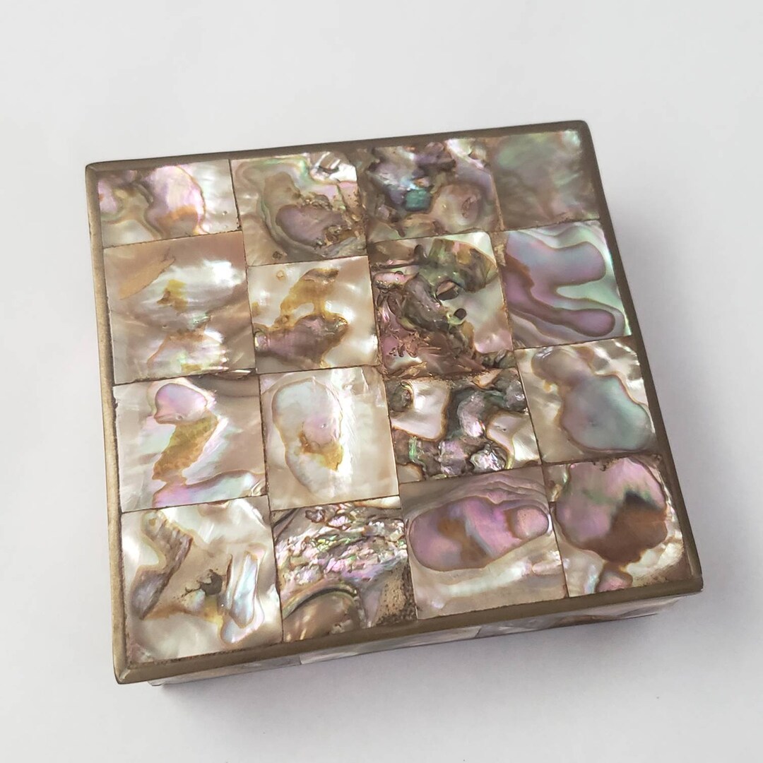 Rare Abalone Box Retro Collectible Decor - Etsy