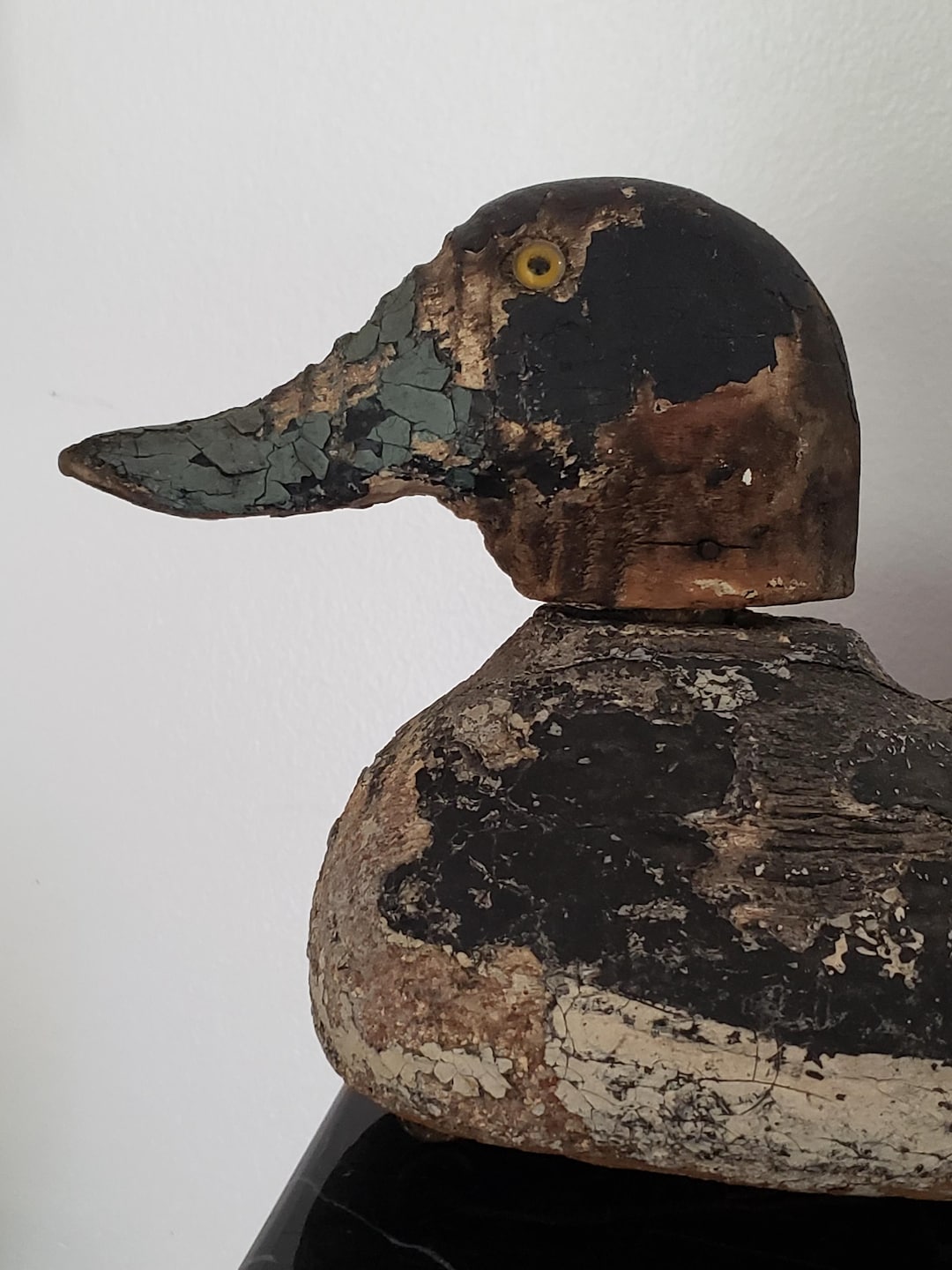 Rare Antique Decoy Duck Early Collectible Maker Marked - Etsy